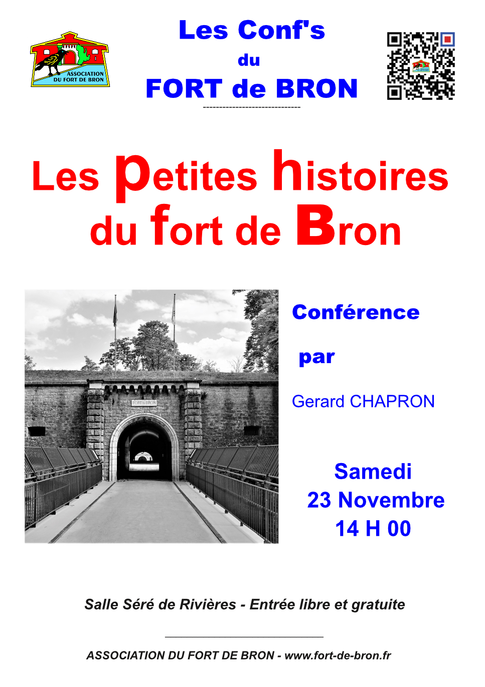 Les confs du Fort de Bron - Association du Fort de Bron